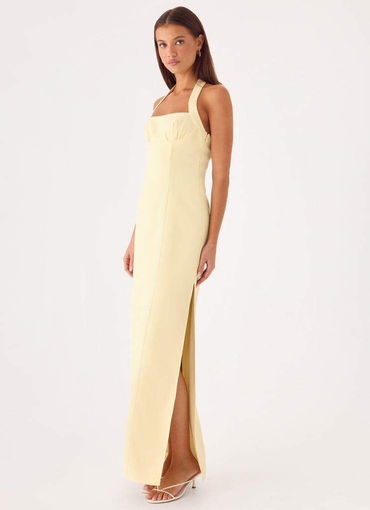 Analeah Maxi Dress - Baby Yellow – Peppermayo Europe