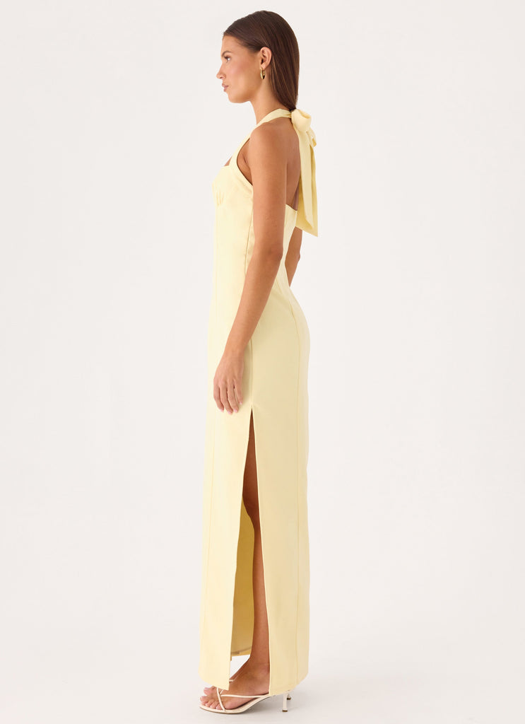 Analeah Maxi Dress - Baby Yellow – Peppermayo Europe