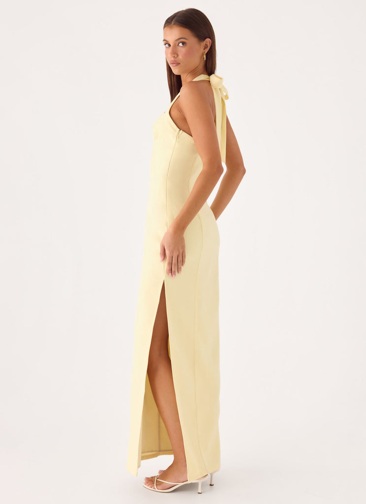 Analeah Maxi Dress - Baby Yellow – Peppermayo Europe