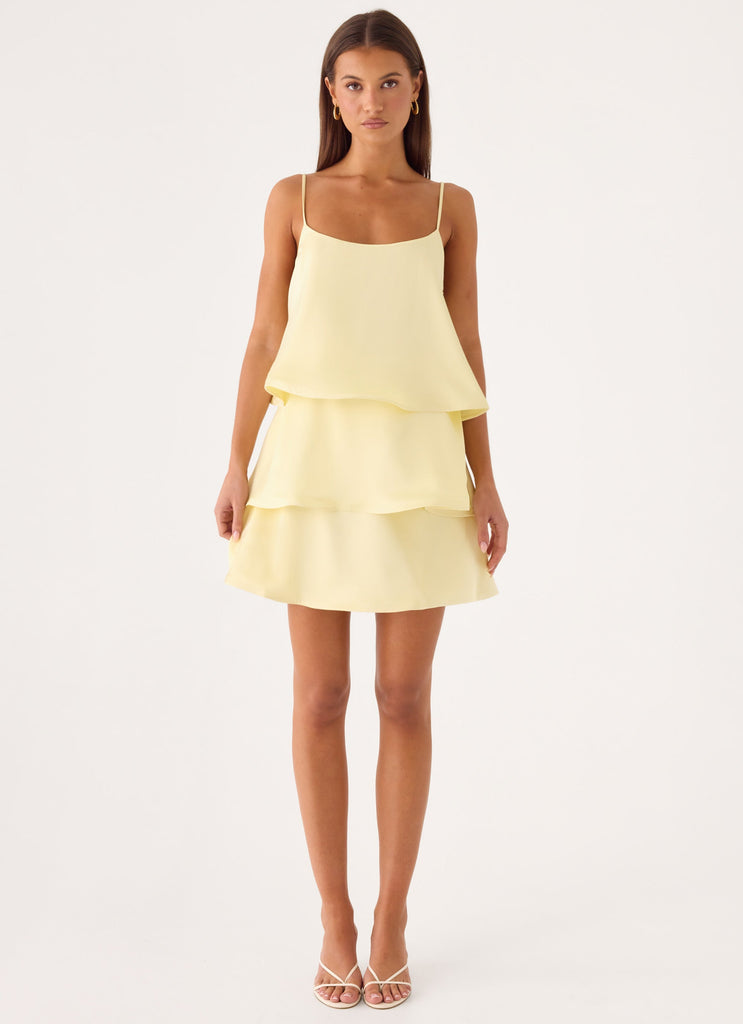 Becka Mini Dress - Yellow – Peppermayo Europe