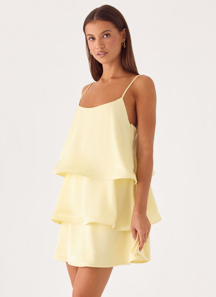 Becka Mini Dress - Yellow – Peppermayo Europe
