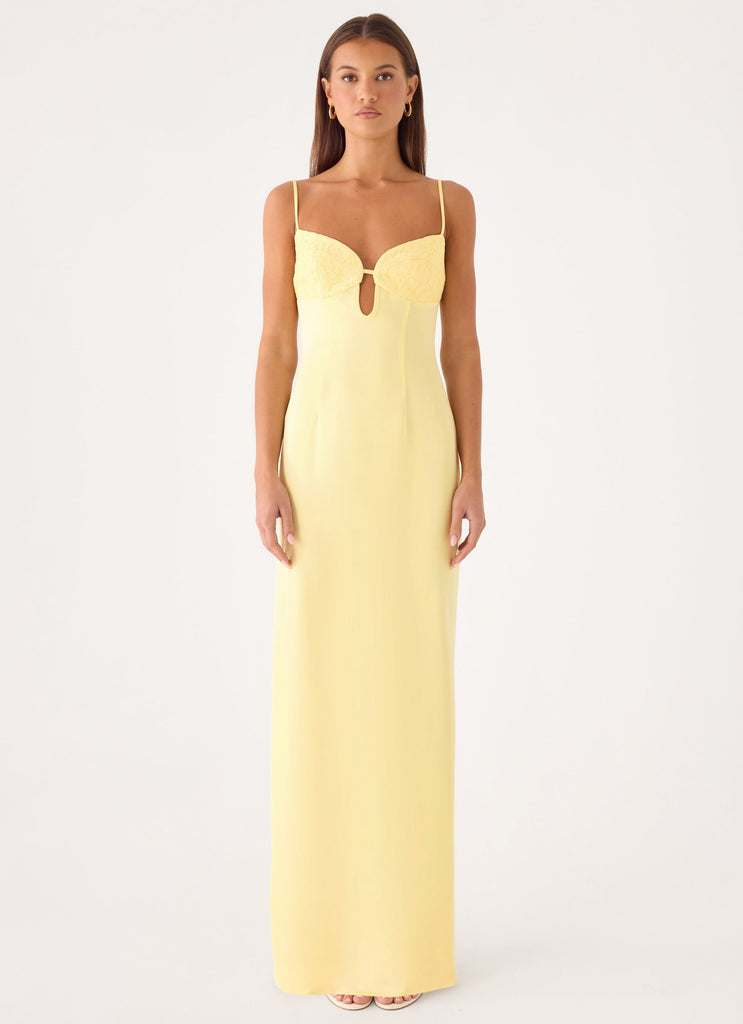Joan Maxi Dress - Yellow – Peppermayo Europe