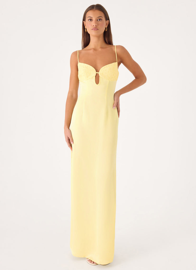 Joan Maxi Dress - Yellow – Peppermayo Europe