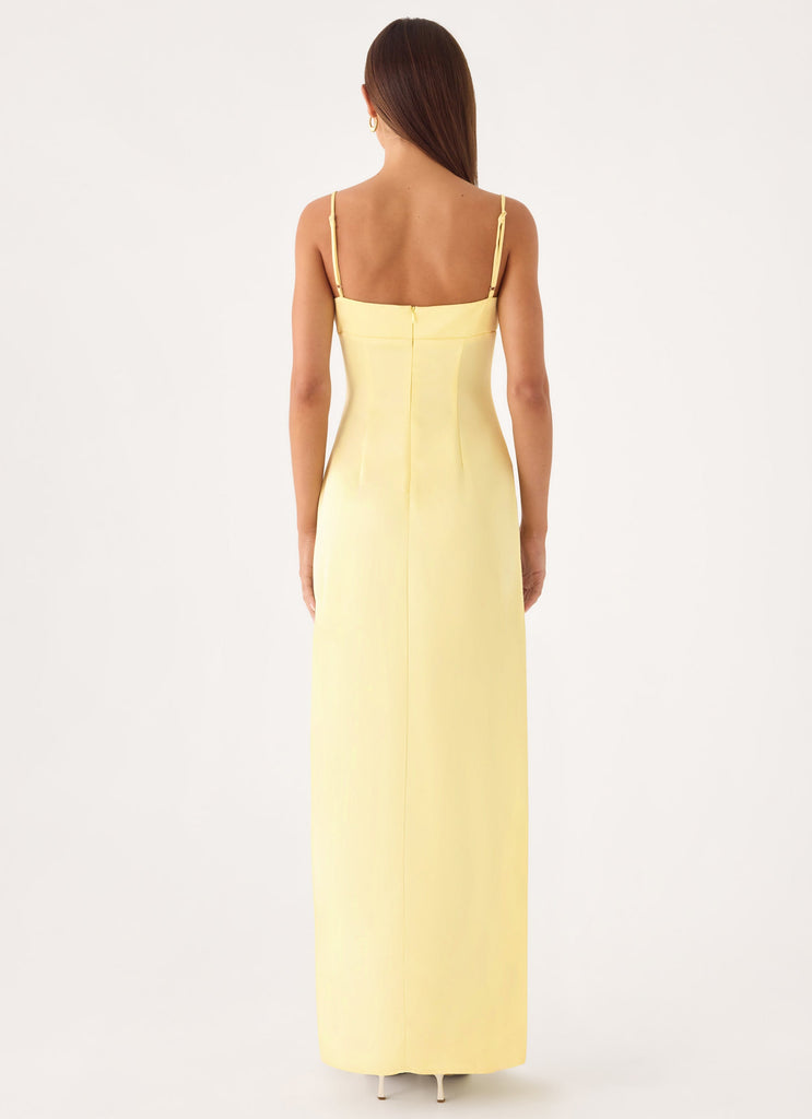 Joan Maxi Dress - Yellow – Peppermayo Europe