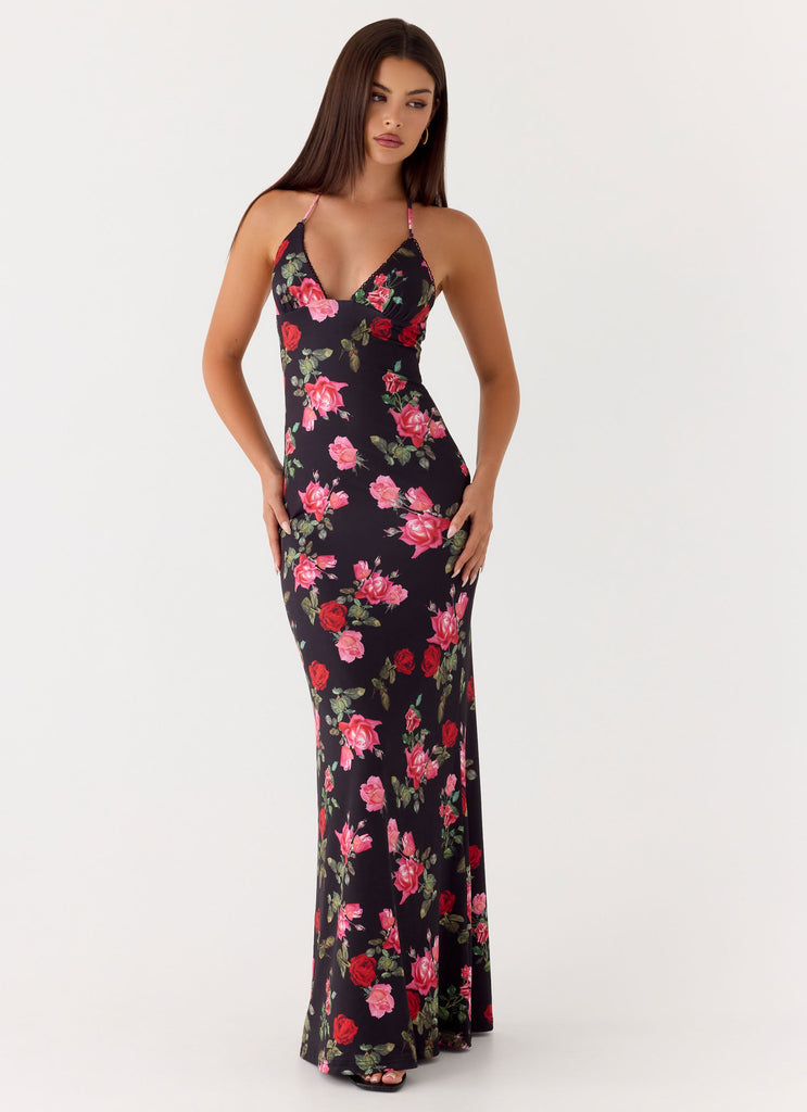Lorrieanne Maxi Dress - Midnight Bloom – Peppermayo Europe