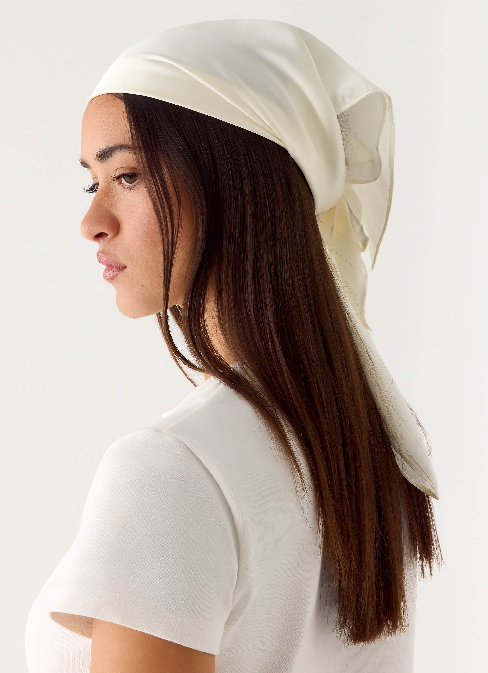 Lover Vibes Head Scarf - Cream – Peppermayo Europe