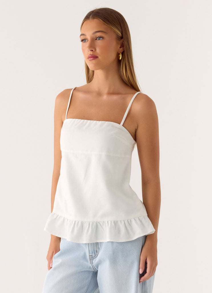 Lucie Mae Top - White – Peppermayo Europe