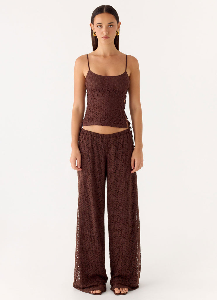 Mackenzie Pants - Chocolate – Peppermayo Europe